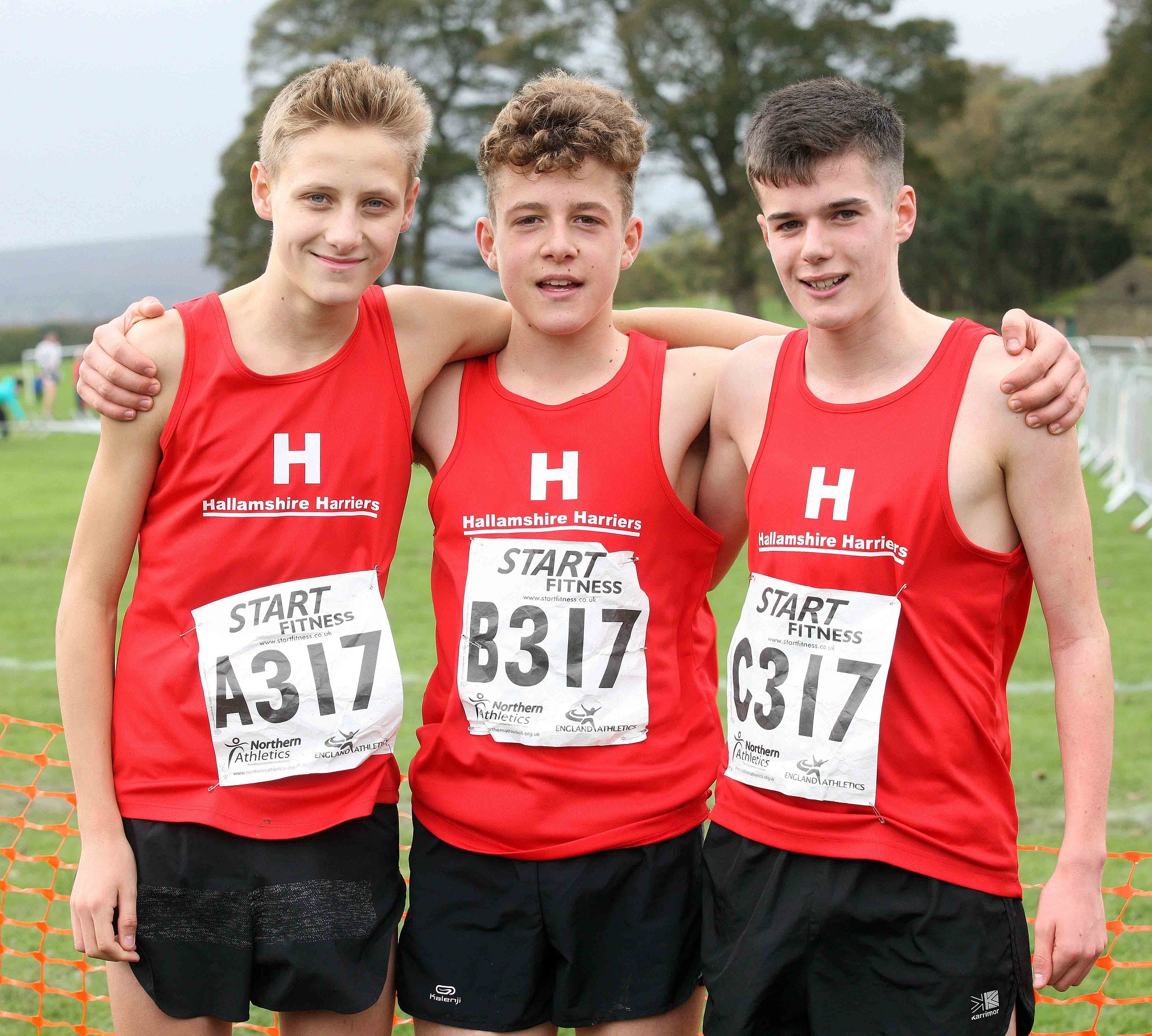 Taylor Hill, James Hartley and Joe McDadd | Northern Athletics